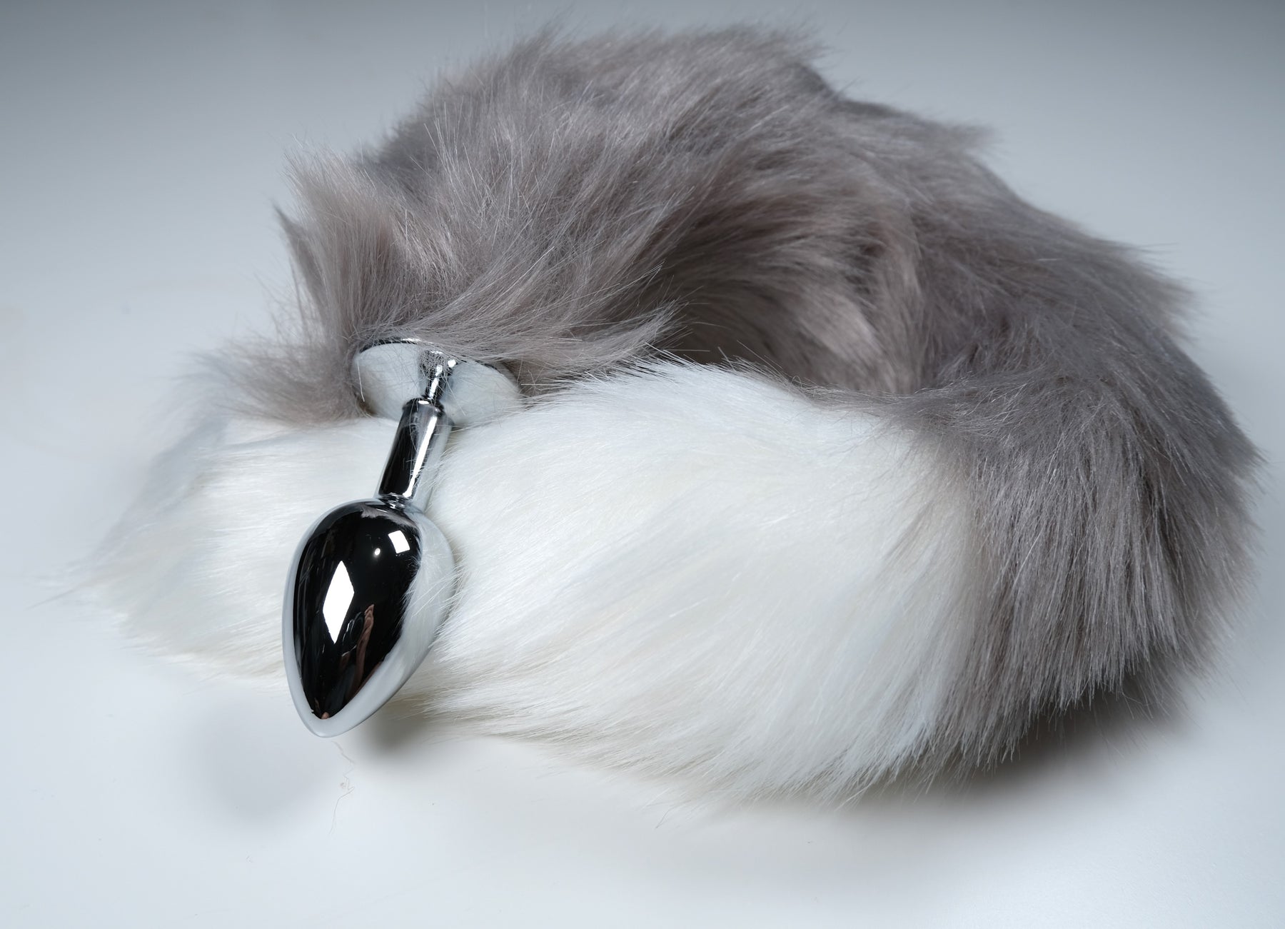 Grey Gradient Butt Plug Tail Plug Animal Tail Plug Fox Tail – LoveOrigin
