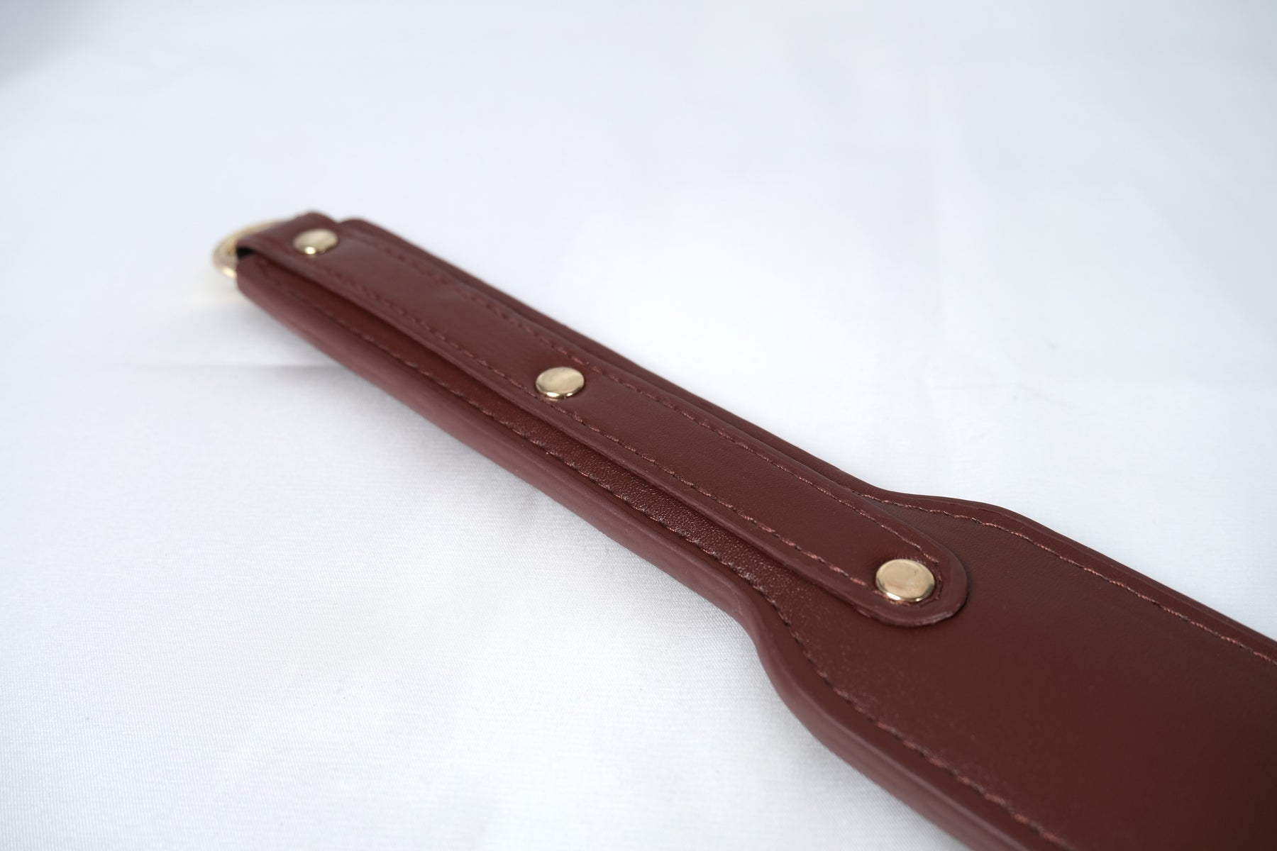 BDSM Handmade Leather Spanking Paddle Strap Smooth Brown and Black ...