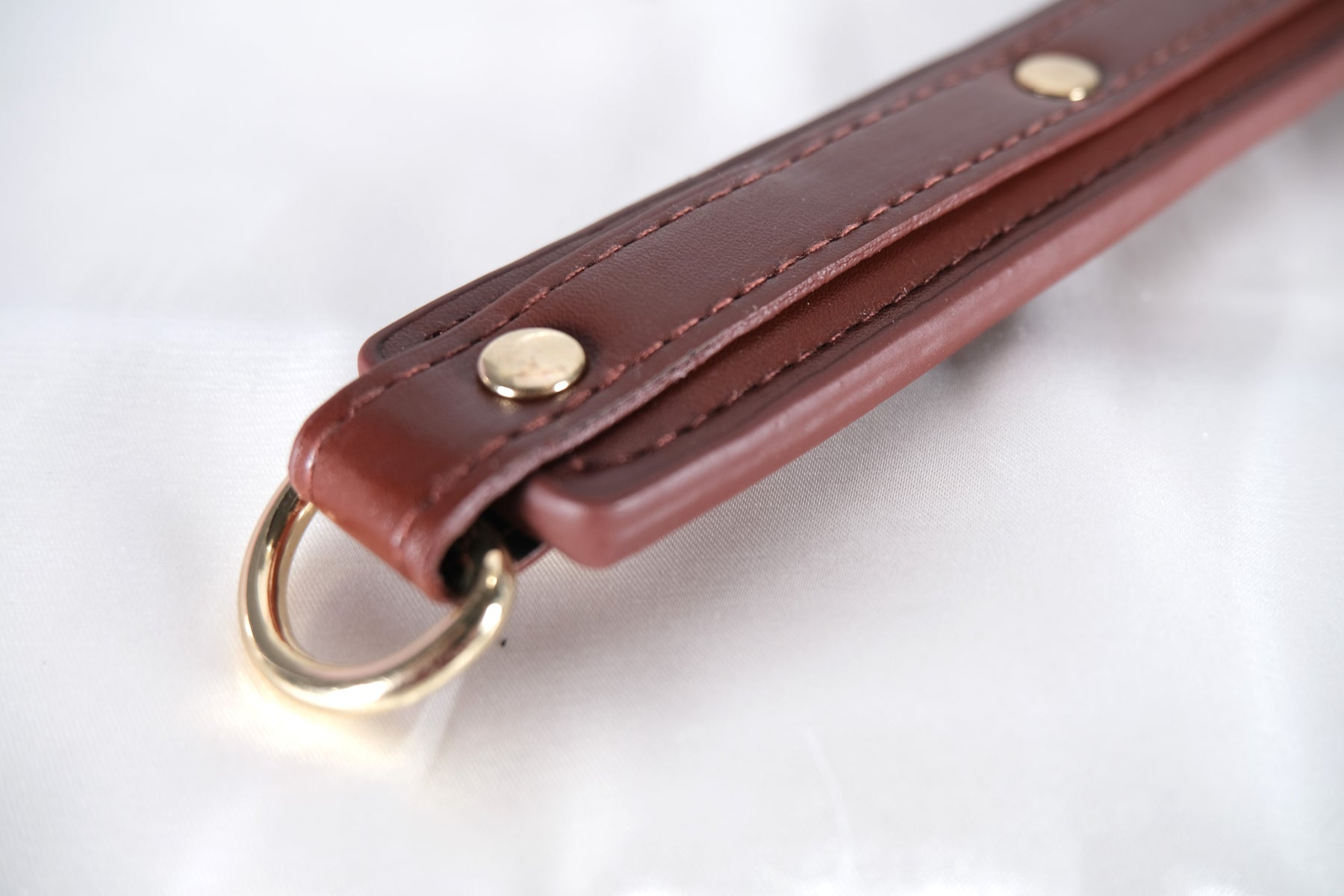 BDSM Handmade Leather Spanking Paddle Strap Smooth Brown and Black ...