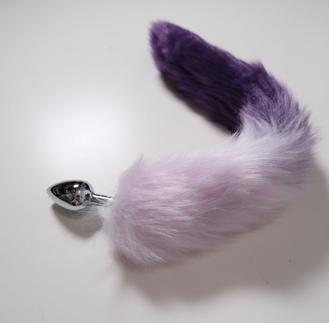 Purple Gradient Butt Plug Tail Plug Animal Tail Plug Fox Tail – LoveOrigin